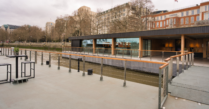 Quay London: A Luxurious Moored Space for Private Gatherings | Woods Quay